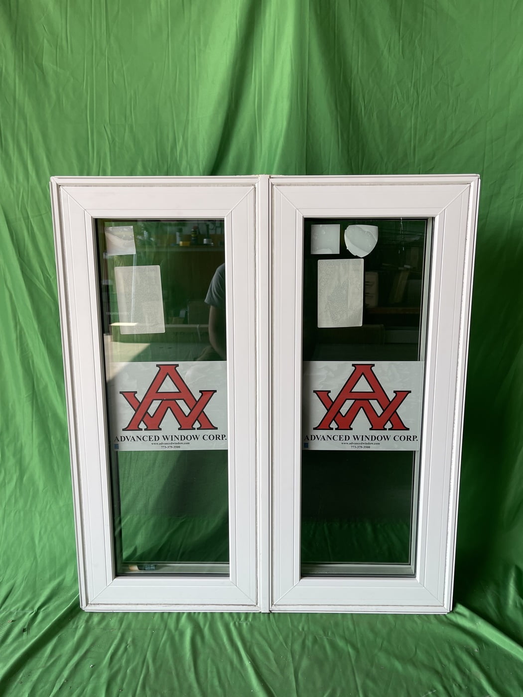 Advanced Vinyl Double casement Window (35.50 x 40.25")
