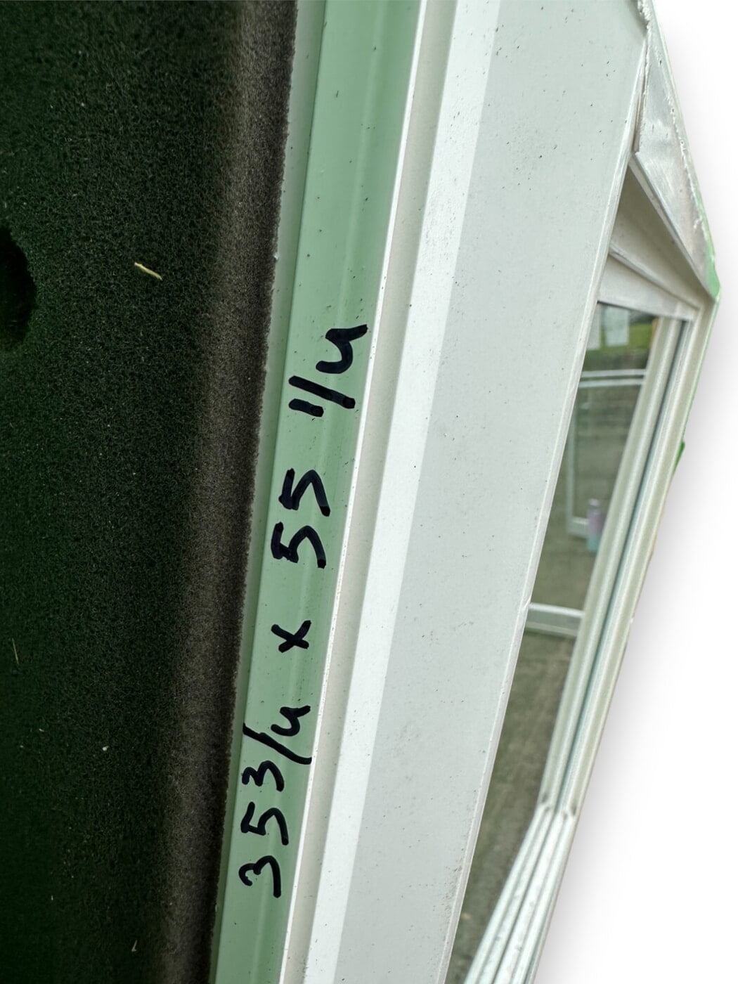 Double Hung Window With Frosted Glass (35 3/4 x 55 1/4)